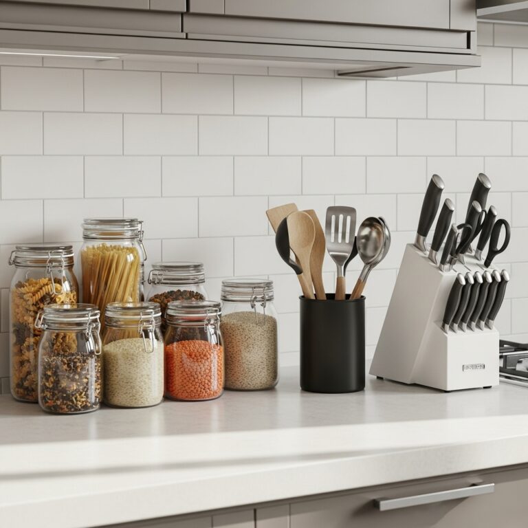 Minimal Yet Stylish Kitchen Counter Decor Ideas for a Clean, Modern ...